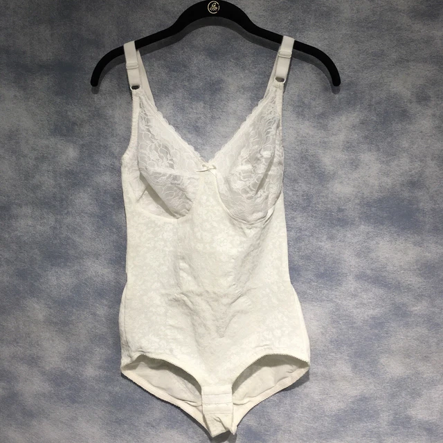 VINTAGE VA BIEN Firm Control Bodysuit Body Shaper 36D NWOT Shapewear 1 ...