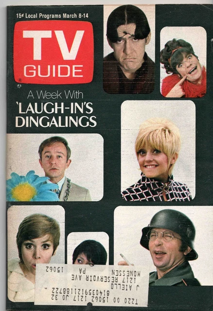 MAR 8 1969 TV Guide Magazine Ride-In Cast Goldie Hawn EUR 18,93 ...