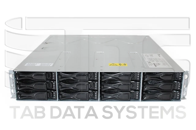 NETAPP E-SERIES E2612 Drive Enclosure w/ 12x E-X4022A-R6 3TB 7.2K SED ...