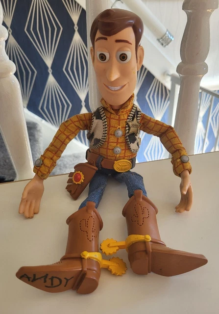 DISNEY PIXAR TOY Story Talking Sheriff Woody Doll Toys 16" R2685 £8.70 ...