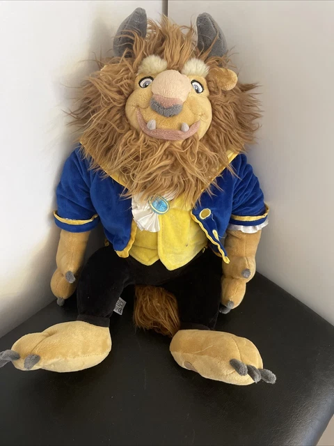 DISNEY STORE PLUSH Beast From Beauty & The Beast 20” Soft Toy Doll £2. ...