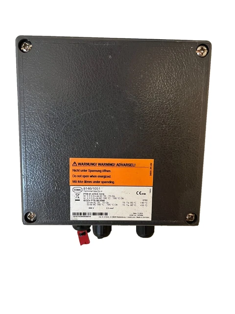 R. STAHL 8146/1051 Terminal Box Ex e ATEX IP66 690V Used Explosion ...