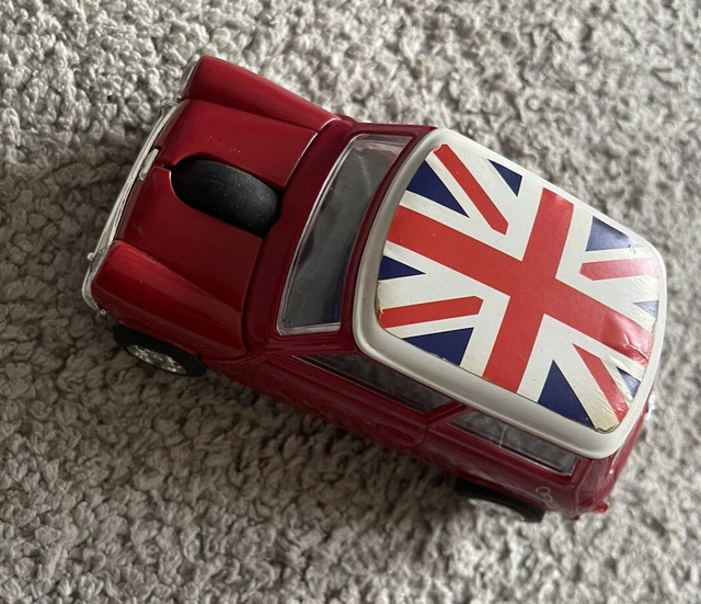 MOTOR MOUSE KLASSISCH Mini Cooper Auto Kabellos Computer Maus - Rot ...