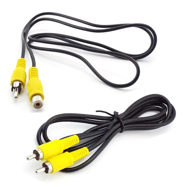 1M RCA MALE To Female M/M M/F Bus Lotus Head Audio Video Cable AV ...
