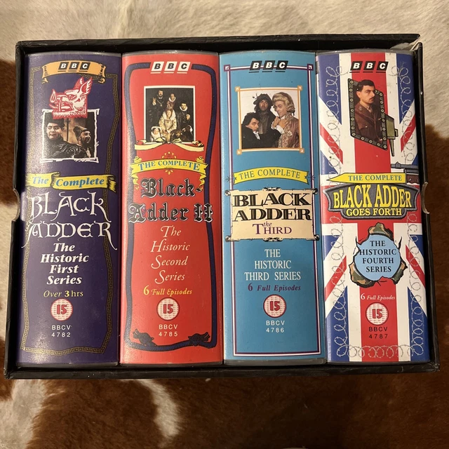 BLACKADDER VHS COMPLETE 4 Series Box Set RARE £12.16 - PicClick UK