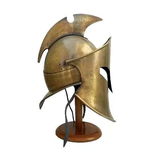 MEDIEVAL VINTAGE COLLECTIBLE Antique king Leonidas 300 Spartan Helmet ...