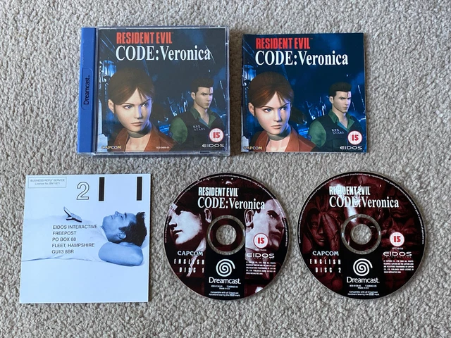 RESIDENT EVIL CODE Veronica Sega Dreamcast Game CIB Complete With Case + Manual £27.99 - PicClick UK