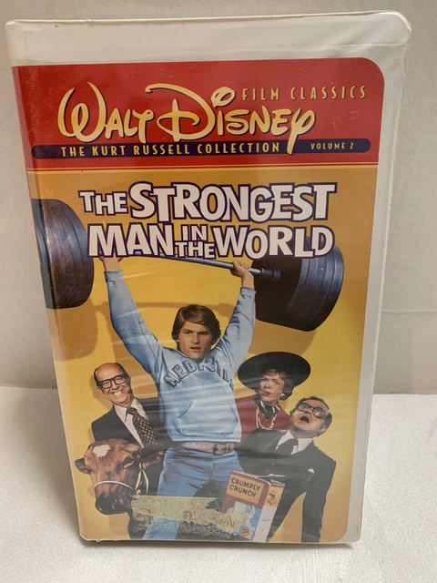 WALT DISNEY’S THE Strongest Man In The World VHS Vintage In Clam Shell ...