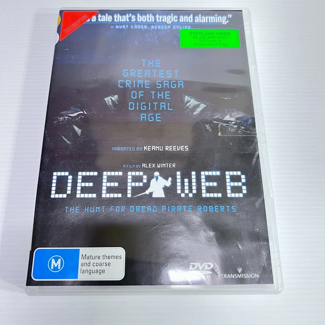 DEEP WEB DVD The Hunt for Dread Pirate Roberts Digital Crime Black ...