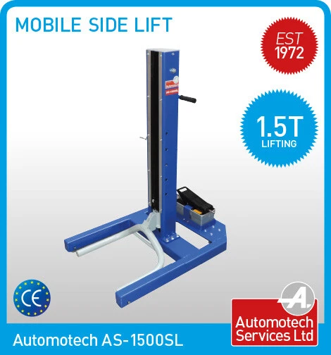 SINGLE POST LIFT, Mobile Side Car Lift, Car Ramp, Hydraulic Vehicle ...