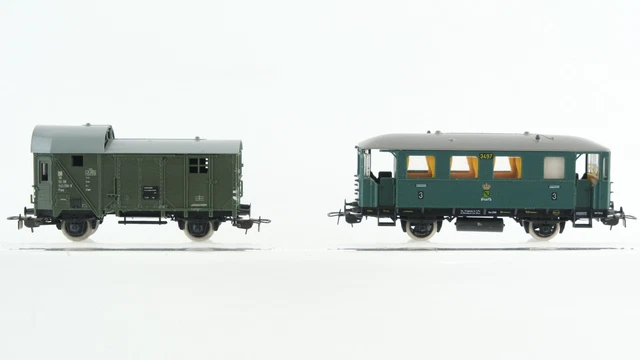 PIKO H0 KONVOLUT Personenwagen Windberg Aussichtswagen 3437, Gepäckwagen K. Säch EUR 39,99 ...