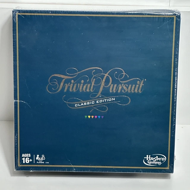 TRIVIAL PURSUIT CLASSIC Edition Trivia Board Game( new sealed) Damaged ...