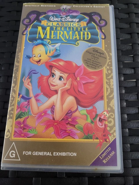 WALT DISNEY CLASSICS The Little Mermaid VHS Video Cassette Tape AUS ...