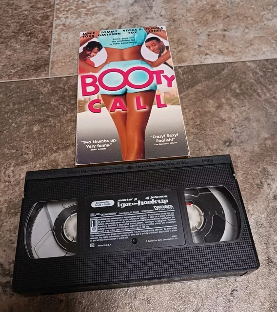 1997 VINTAGE BOOTY Call Movie VHS Tape Jamie Foxx Tommy Davidson Vivica Fox EUC £7.08 - PicClick UK