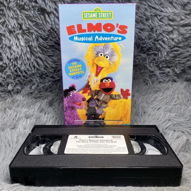 SESAME STREET ELMO'S Musical Adventure Peter and the Wolf VHS 2001 ...