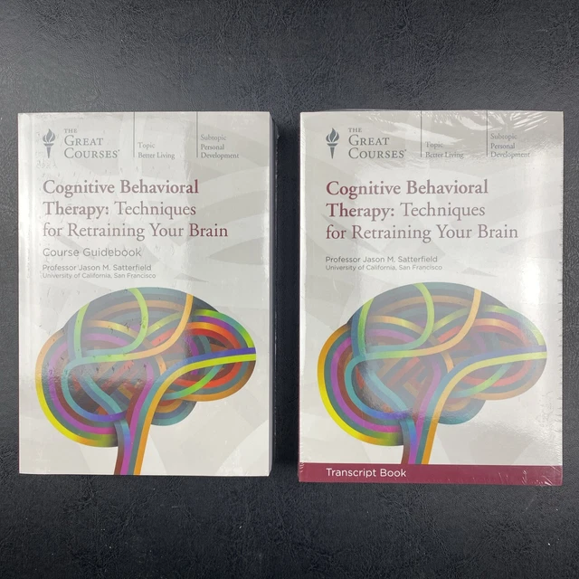 THE GREAT COURSES Cognitive Behavioral Therapy 4 DVD & Course Book ...