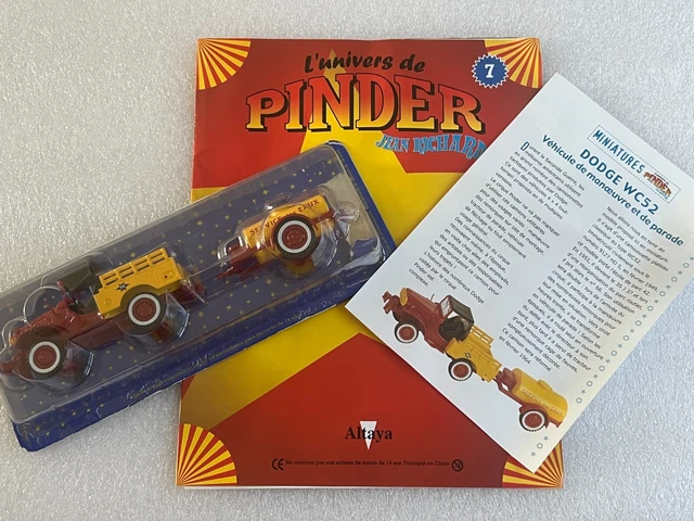 ALTAYA PINDER JEAN Richard n°7 Dodge WC52 parade 1/43 Camion Miniature ...
