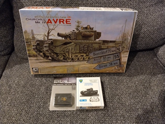 AFV CLUB AF35169 Churchill Mk.IV AVRE + Friul Tracks und AFV Rivets 1/ ...