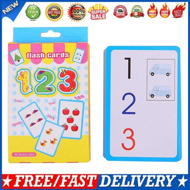 ABC ENGLISH ALPHABET Card 123 Writing Card Children Educational Toys ...