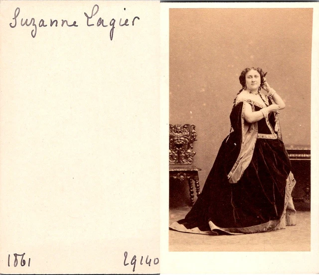 ACTRESS OPÉRETTA THEATRE, actress and lyrical singer Suzanne Lagier ...