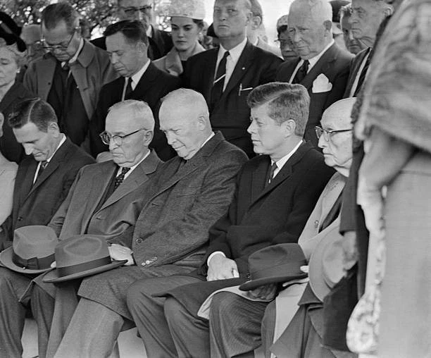 FORMER PRESIDENTS HARRY S Truman Dwight D Eisenhower President - 1962 ...
