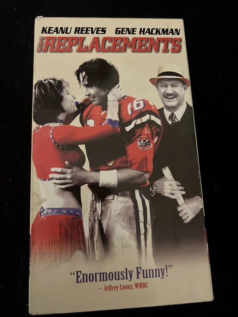 THE REPLACEMENTS (VHS 2000) Keanu Reeves Gene Hackman Classic Comedy £2 ...