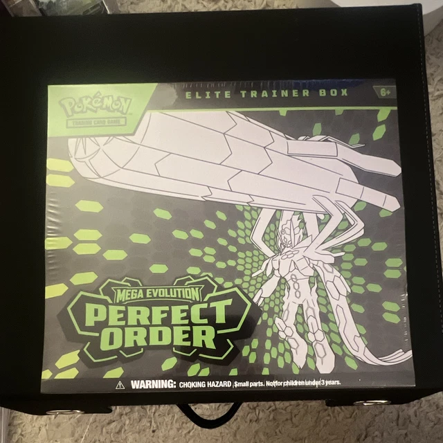 POKÉMON TCG MEGA Evolution Perfect Order Elite Trainer Box English 2025 ...
