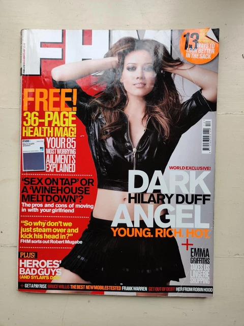 FHM MAGAZINE - December 2007 Edition 216 - Hilary Duff, Emma Griffiths ...