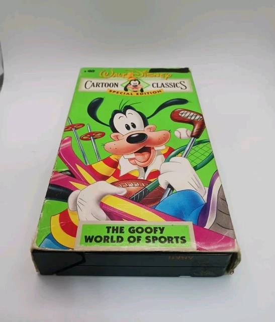 THE GOOFY WORLD OF SPORTS (vhs) Walt Disney Cartoon Classics Special ...