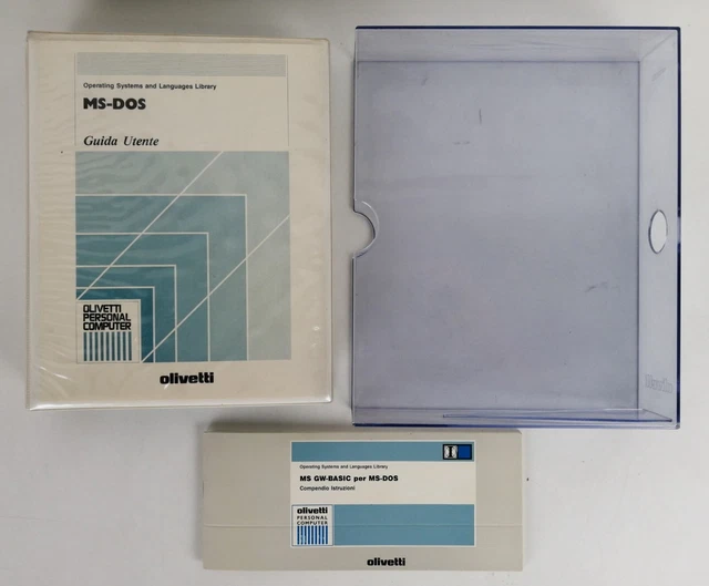 OLIVETTI MS DOS - Guida All'utente - Manuale EUR 20,00 - PicClick IT