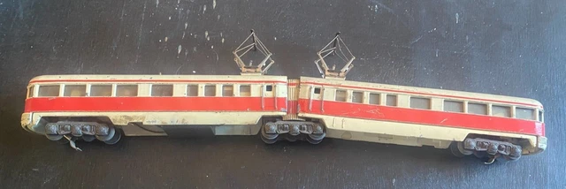 MARKLIN HO RARE Autorail Dt800 1950-55 Pantographes A Archers Cuivres ...