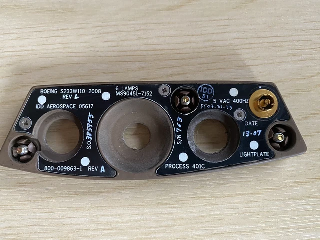 BOEING 777 FLIGHT Deck Map/Clock panels. Pair £8.50 - PicClick UK