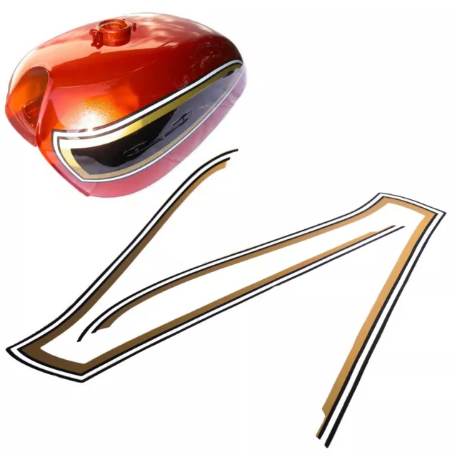 HONDA CB 750 Four K6 Zierstreifen Dekor Satz Fuel Tank Stripes Decor ...