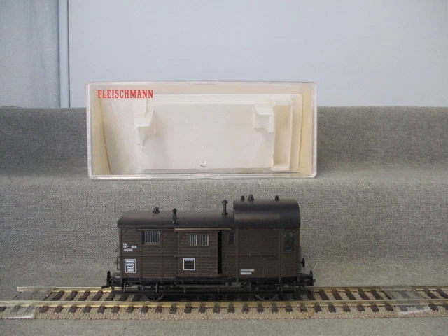 FLEISCHMANN SPUR H0 5302 F K Güterwagen Güterzugbegleitwagen der SNCF ...