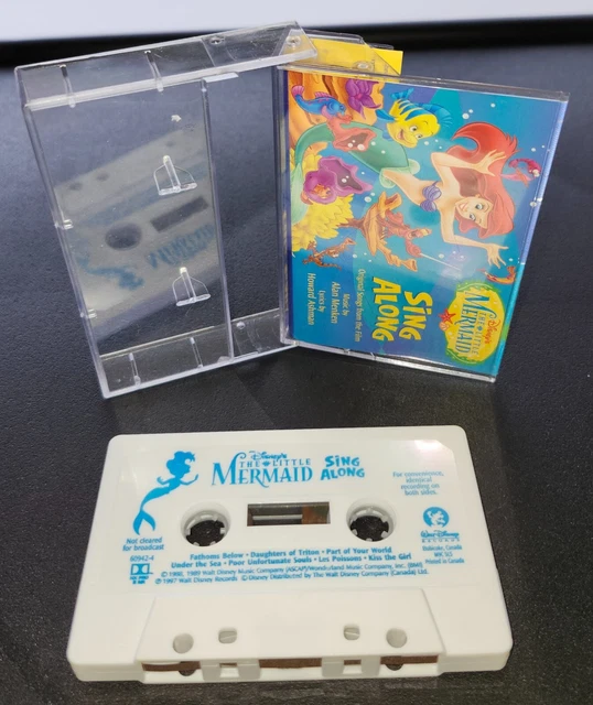 DISNEY'S: THE LITTLE Mermaid, Sing-Along (Audio Cassette) 1997 $10.00 ...