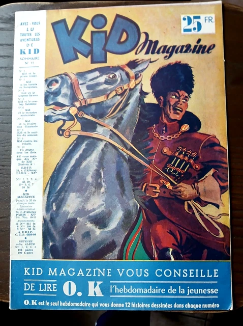 KID MAGAZINE N° 11 NMPP 1948 TOM et TIM au texas pétard EUR 19,75 ...