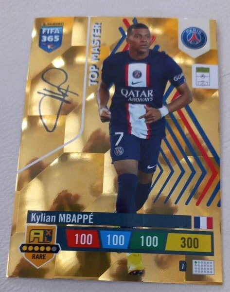 KYLIAN MBAPPE - Panini Adrenalyn Xl 2023-Fifa 365 Rare Top Master ...