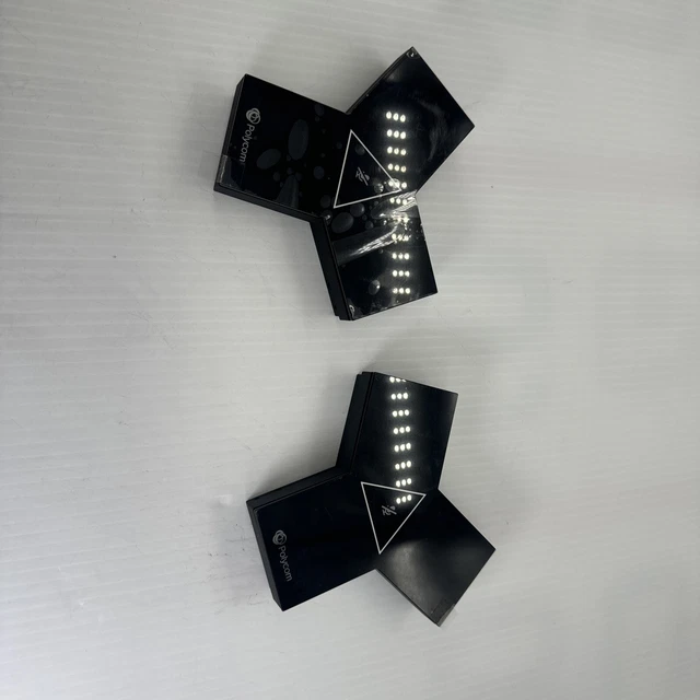 PAIR POLYCOM P013 IP Tabletop Conference Microphone 2201-85155-002 - No ...