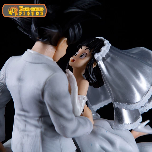 Anime Dragon Ball Super Son Goku Chichi Hochzeit Braut Kleid A Statue
