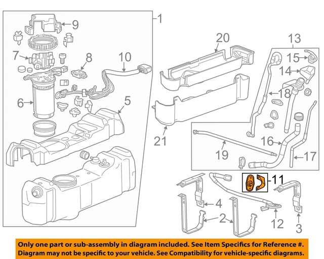 GM OEM DIESEL Aftertreatment System DEF / SCR / Urea-Sensor 55502921 ...