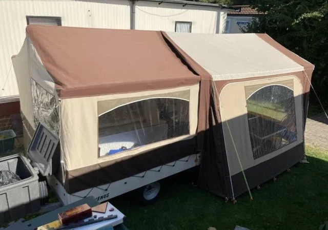FOLDING CAMPER TRAILER tent Cabanon Venus £300.00 - PicClick UK