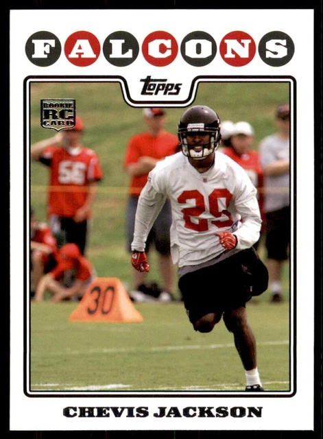 2008 TOPPS CHEVIS Jackson RC Atlanta Falcons #391 EUR 4,68 - PicClick FR