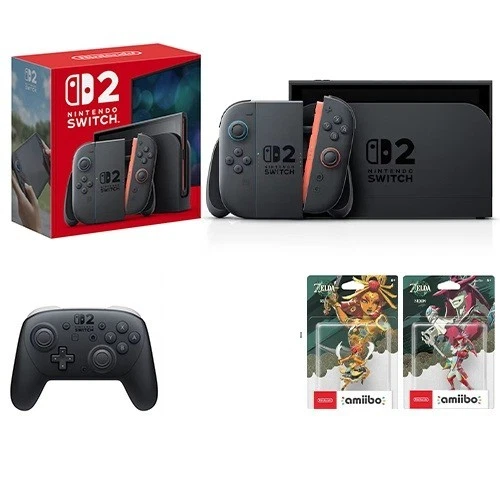 🔥 NINTENDO SWITCH 2 Console + Pro Controller + Two Zelda Amiibo $1,085.93 - PicClick CA