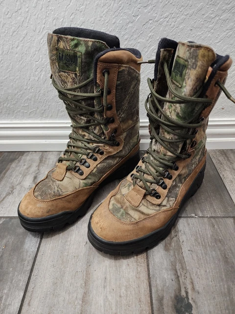 VINTAGE HI-TEC MAGNUM Outdoorsman Camo Boots Men’s 10.5 Realtree ...