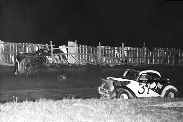 MODIFIED STOCK CARS at North Wilkesboro Speedway in the 1950s Old Photo ...