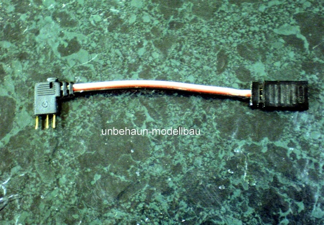 ADAPTER KABEL ROBBE Empfänger ALT auf Servokabel Futaba - JR Graupner ...