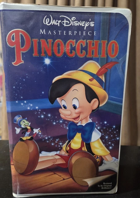 Walt Disneys Masterpiece Collection Pinocchio Rare 1993 Vintage Vhs 7317