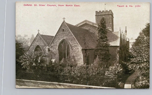 OXFORD ST GILES Church from North East, Oxfordshire Postcard by Taunt ...