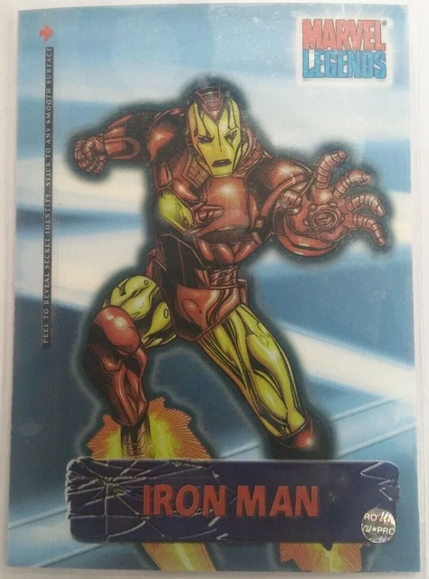 MARVEL LEGENDS SECRET Identity Chase Card # 5 of 5 Iron Man: Tony Stark ...