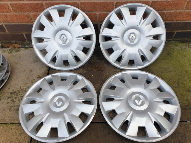 SET OF RENAULT Clio 15" Wheel Trims Hub Caps x4 Genuine Used Parts EUR ...
